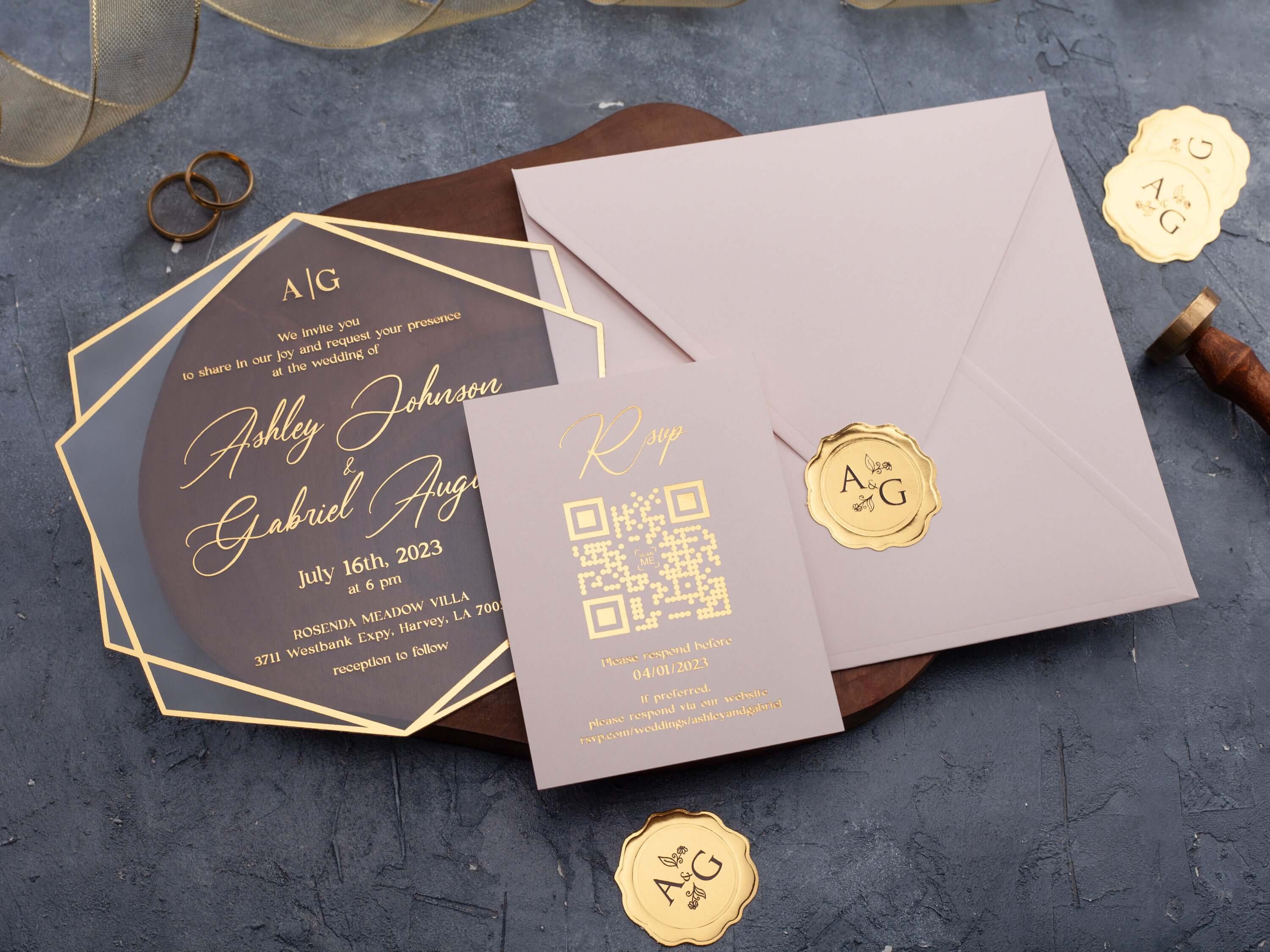 Luxury & Custom Wedding Invitations | Elegant Stationery & Cards ...